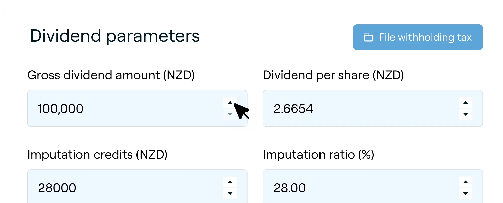 Features Dividend Distribution